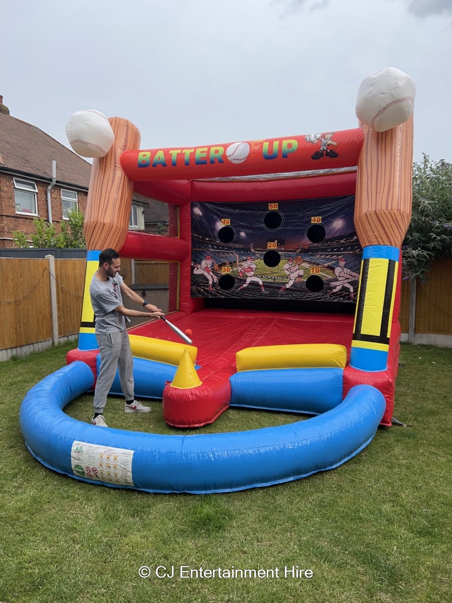 Inflatable Baseball Shootout - Bouncy Castle Hire in Nottingham, Derby ...