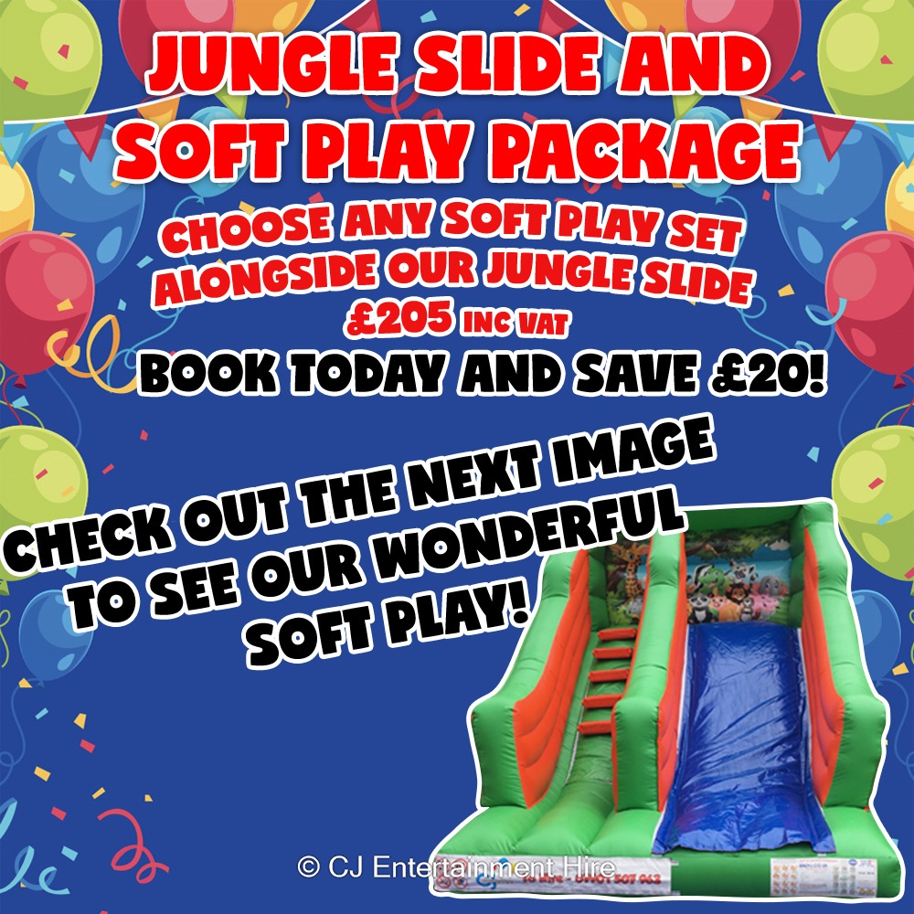 Jungle Party - Bouncy Castle Hire in Nottingham, Derby, Leicester | CJ Entertainment Hire