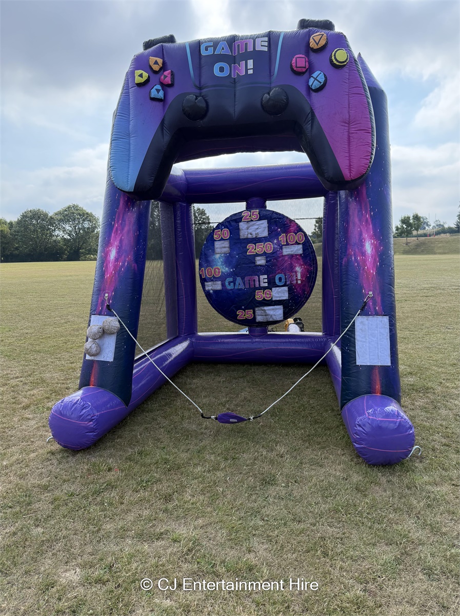 Slingshot Target Game - Bouncy Castle Hire in Nottingham, Derby, Leicester | CJ Entertainment Hire