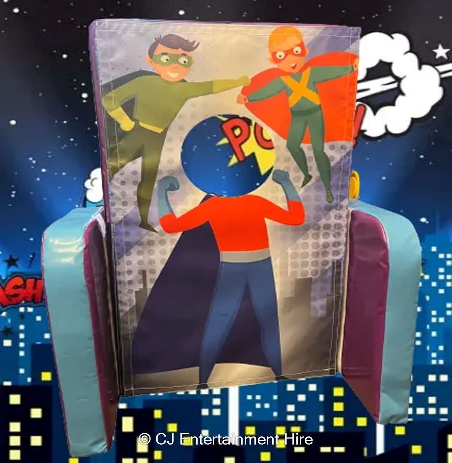 Superhero Peek-A-Boo Board - Bouncy Castle Hire in Nottingham, Derby ...